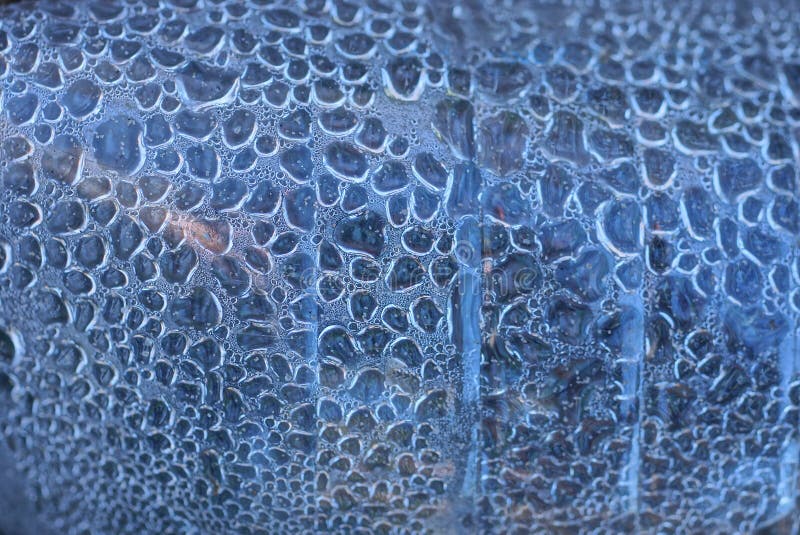 Texture from a Piece of Wet Plastic with Water Drops Stock Photo ...