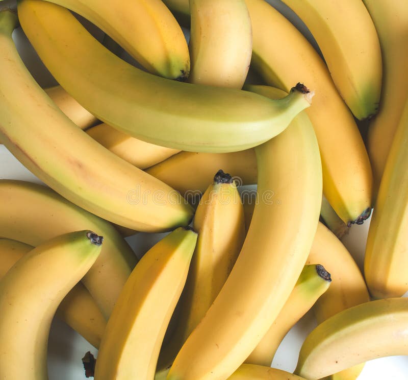 The Texture of the Pile of Bananas. Stock Photo - Image of dessert ...