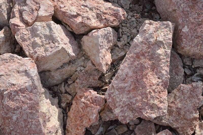The Texture of a Pile of Limestone Stones Stock Image - Image of ...