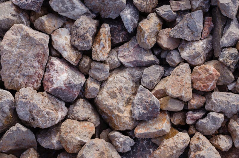 Texture of Pile of Stones. stock photo. Image of heap - 123118304
