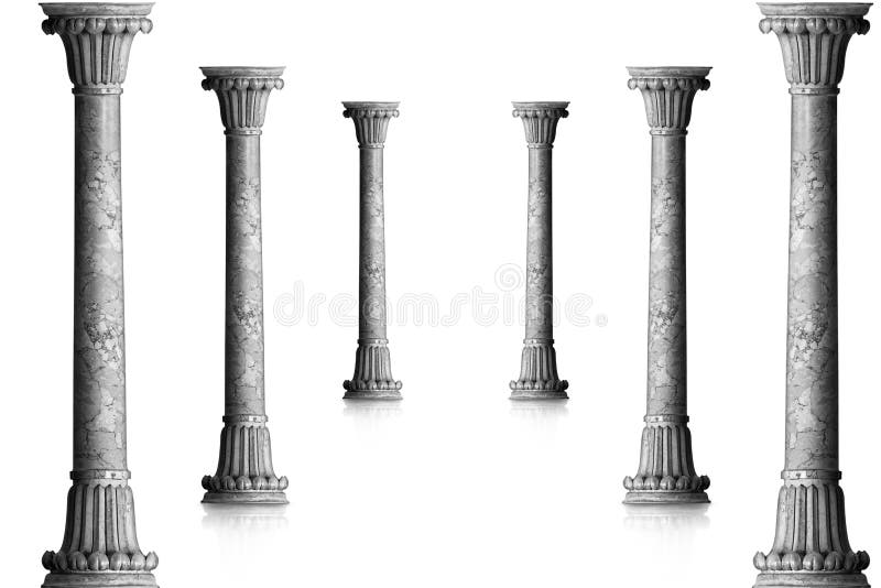 Texture Pillars on White Background- Stock Image - Image of mosque ...