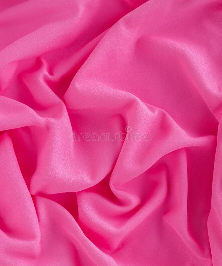 Texture of Pink Fabric Top View. Pink Pile Fabric with Pleats Stock ...