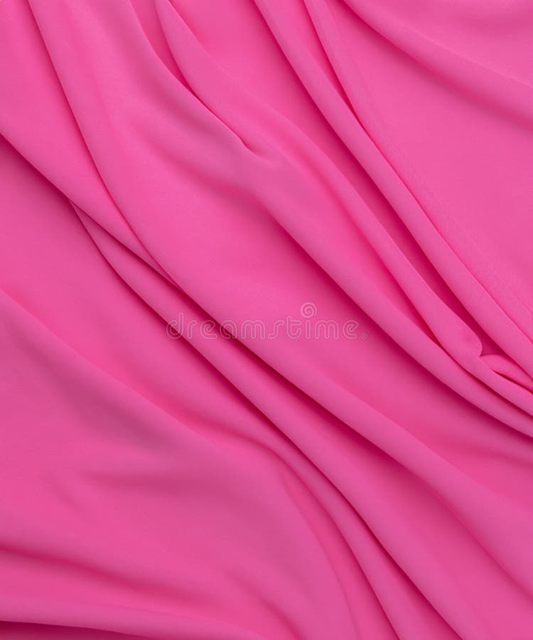 Texture of Pink Fabric Top View. Pink Pile Fabric with Pleats Stock ...