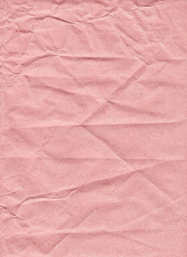Texture of Pink Paper with Messy Rumples Stock Photo - Image of wall ...