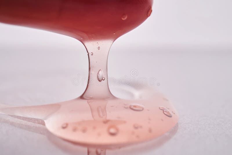 The Texture of a Pink Cosmetic Product. Stock Image - Image of ...