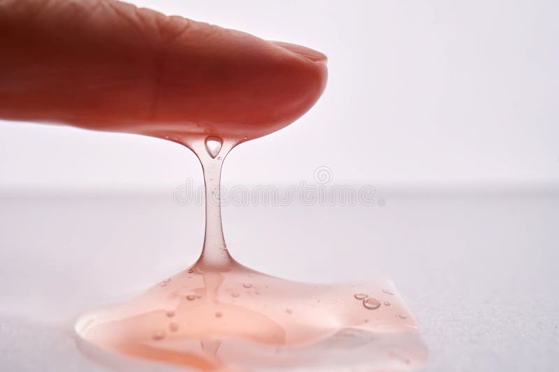 The Texture of a Pink Viscous Cosmetic. Stock Photo - Image of skincare ...