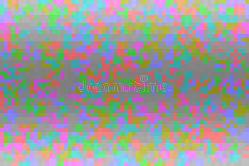 Texture with Pixel Square Blocks. Abstract Colorful Glitch Gradient ...