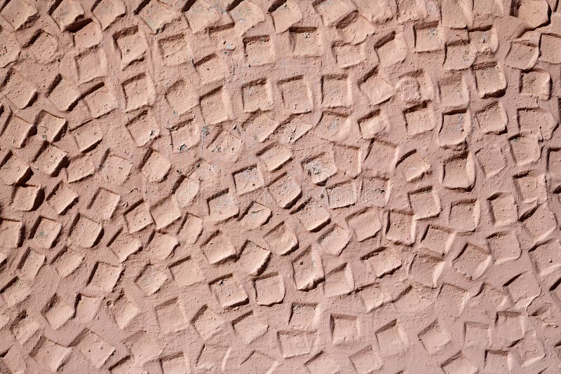 The Texture of the Plastered Wall. Rough Corrugated Cement Surface ...