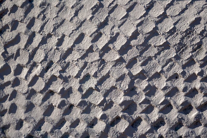 The Texture of the Plastered Wall. Rough Corrugated Cement Surface ...