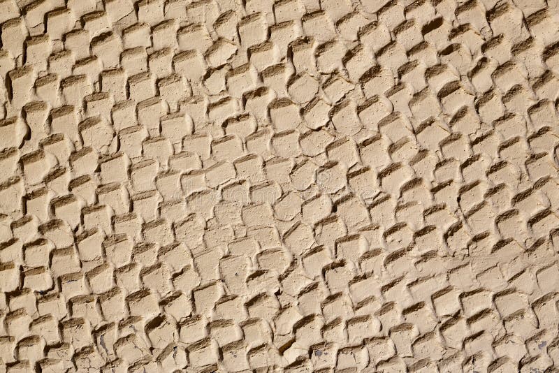 The Texture of the Plastered Wall. Rough Corrugated Cement Surface ...