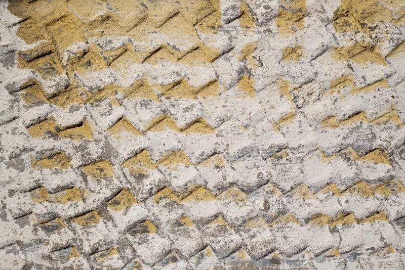 The Texture of the Plastered Wall. Rough Corrugated Cement Surface ...
