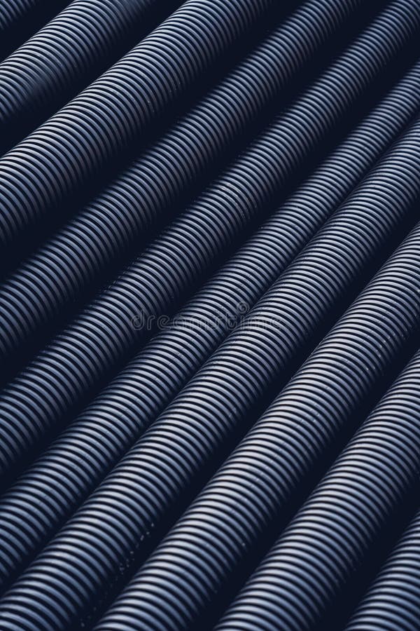 Texture of Plastic Corrugated Pipe for Protection Underground Cable ...