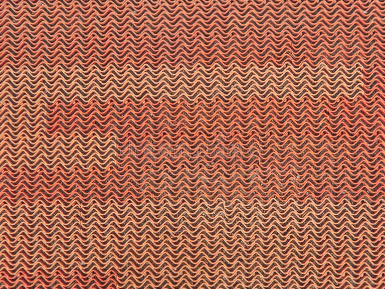 The Texture of the Plastic Grille is Red. Wave Pattern Stock Photo ...