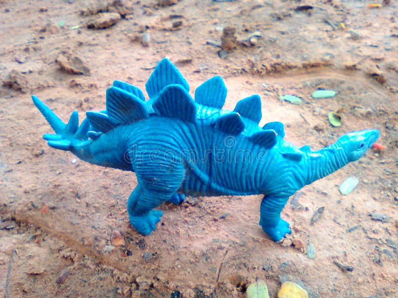 Blue dinosaur stock image. Image of nature, blue, lovely - 78534591