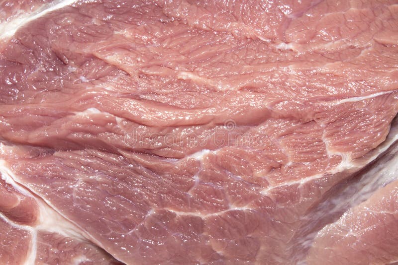The texture of the pork. stock photo. Image of closeup - 129546296