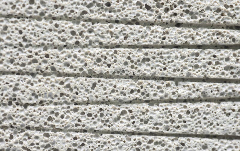 Texture and Porosity of White Concrete Surface Stock Image - Image of ...