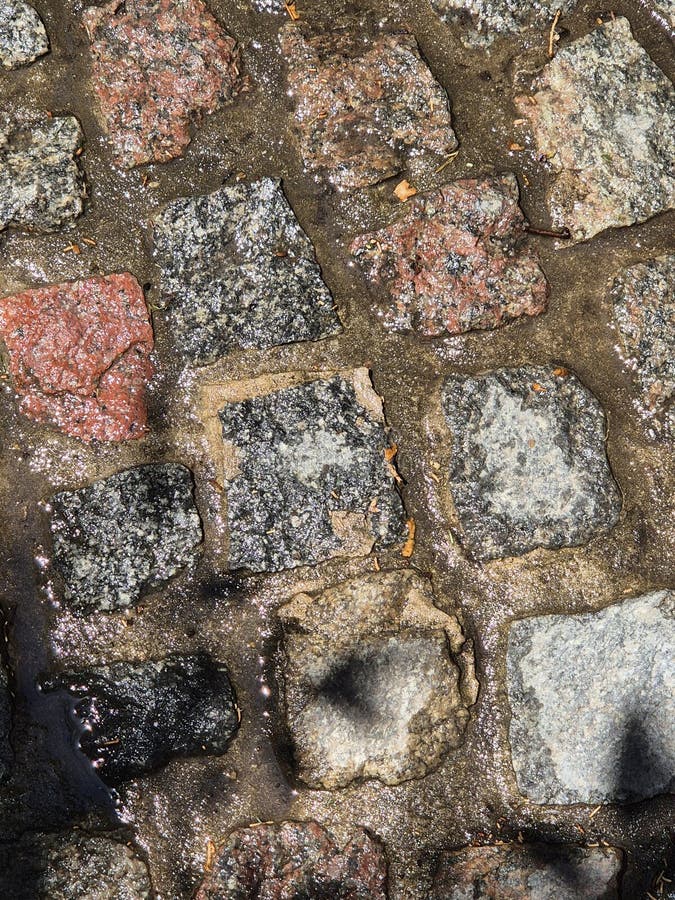 Texture of a Porphyry Paving Stock Image - Image of pavement, stones ...