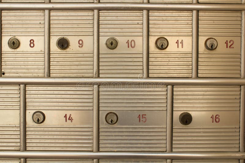Texture of Post Office Mailboxes Stock Photo - Image of color ...