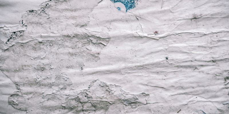 Texture Poster. Abstract Rip Vintage Sheet Frame. Old White Torn Paper ...