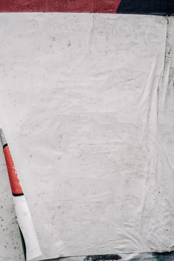 Texture Poster. Abstract Rip Vintage Sheet Frame. Old White Torn Paper ...