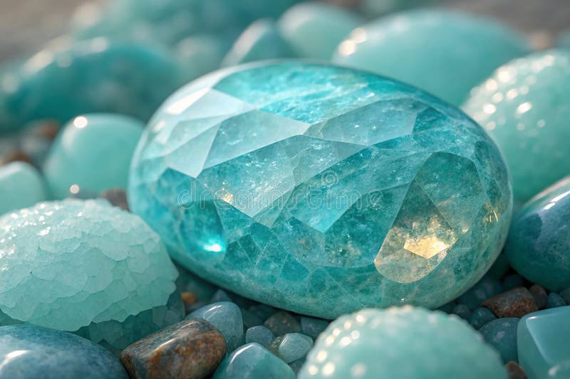 Texture of Precious and Semi-precious Stones. Shiny Surface of a ...