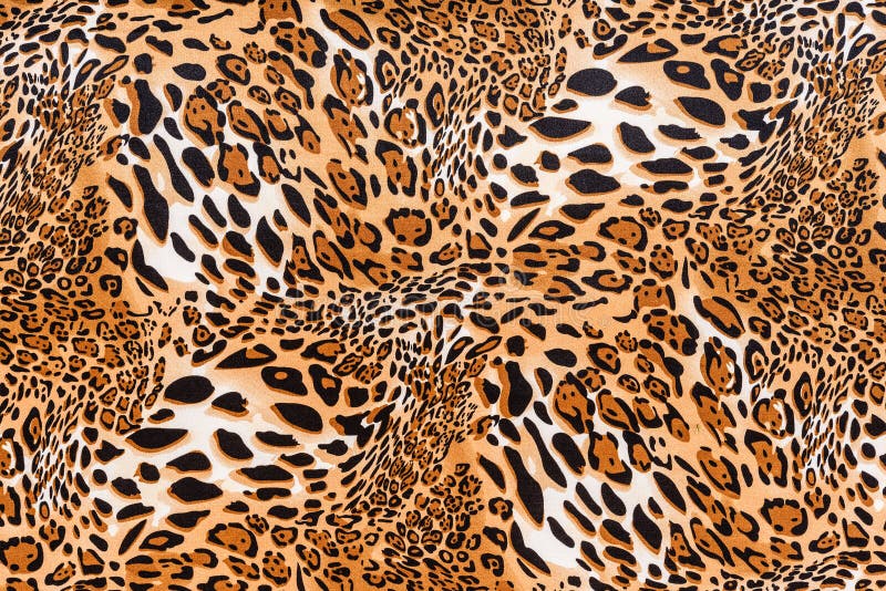 Texture of Print Fabric Striped Leopard Stock Image - Image of abstract ...