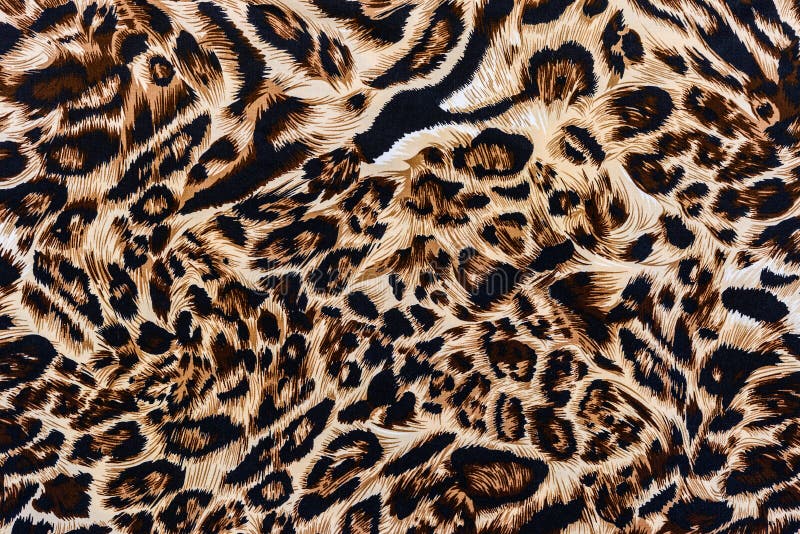 Texture of Print Fabric Striped Leopard Stock Photo - Image of print ...