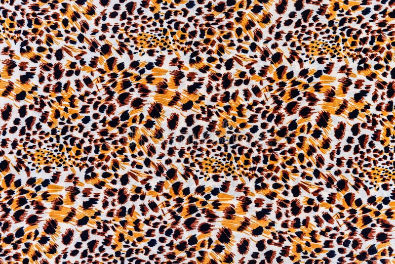 Texture of Print Fabric Striped Leopard Stock Image - Image of skin ...
