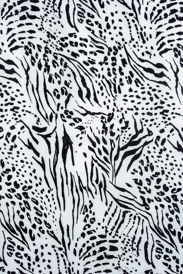 Texture of Print Fabric Stripes Leopard Stock Photo - Image of leopard ...
