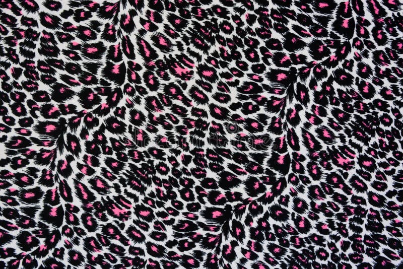 Texture of Print Fabric Stripes Leopard for Background Stock Image ...