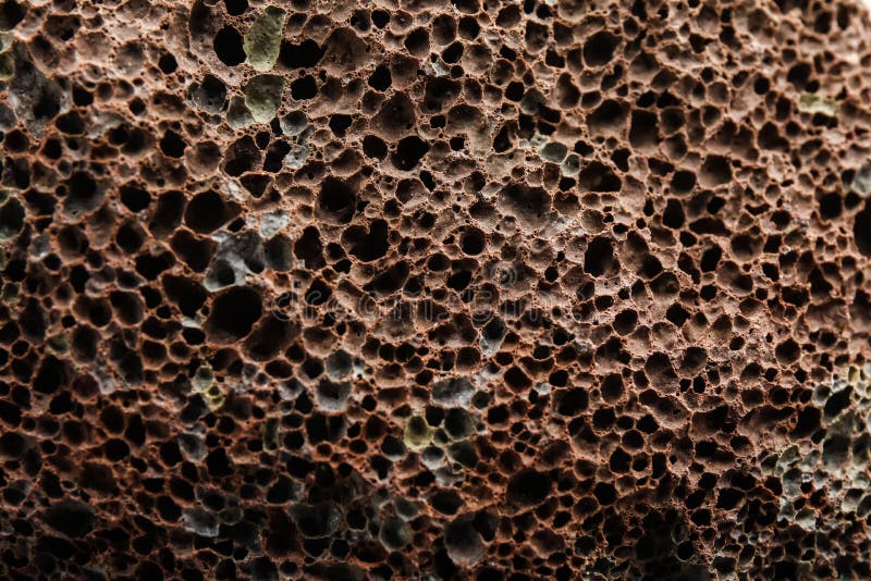 Texture of Pumice Stone As Background, Closeup Stock Image - Image of ...