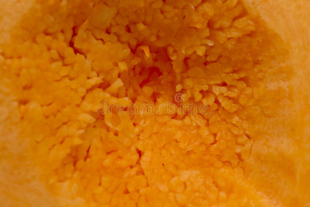 The Texture of Pumpkin Pulp. Stock Photo - Image of orange, sliced ...