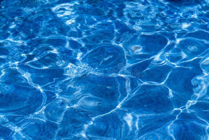 The Texture of Pure Blue Water Stock Image - Image of pure, reflect ...
