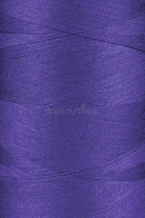 Texture of Purple Color Threads in Spool Close Up, Macro Stock Photo ...