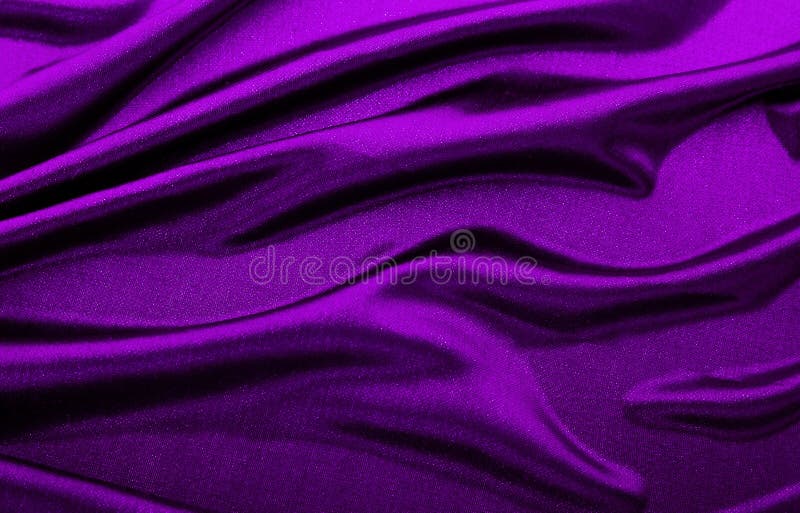 Texture of Purple Fabric in Waves Stock Image - Image of smooth, style ...