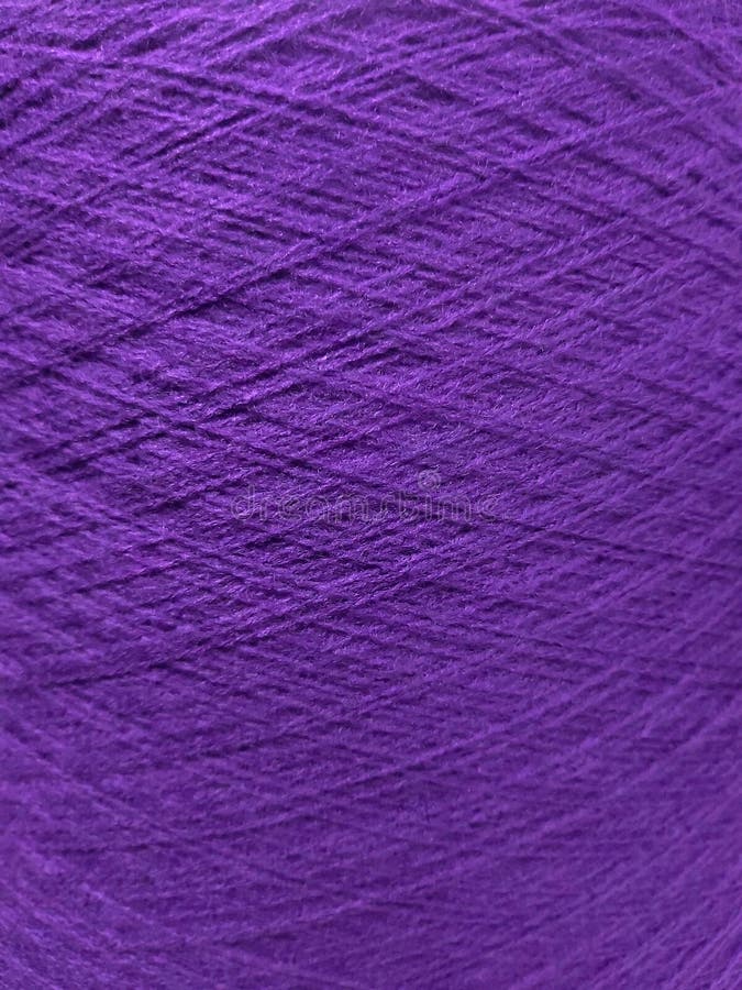 The Texture of the Purple Thread in the Coil As a Background Stock ...