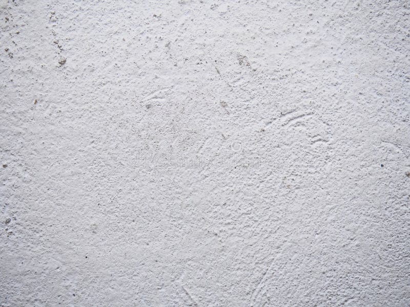 Texture of the Putty. White Plastered Wall with Stains and Drips on a ...