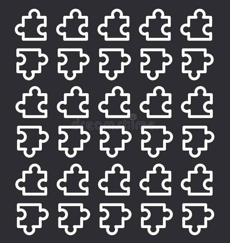 Texture puzzle pieces stock vector. Illustration of icon - 73050677