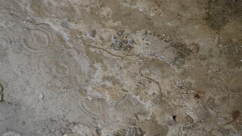 Texture of Rain Falling on the Wet Ground Stock Video - Video of dark ...