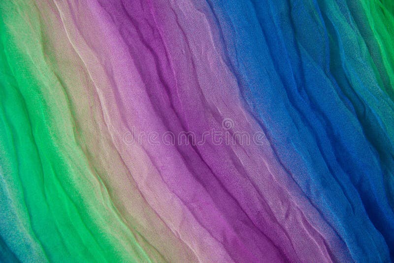 Texture of Rainbow Silk Scarf Stock Image - Image of luxury, satin ...