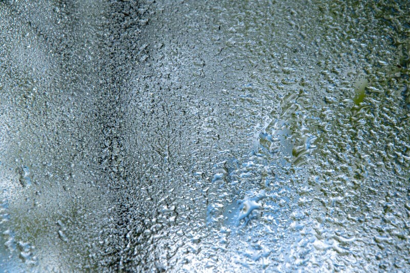 The Texture of the Raindrop is Reflected on the Mirror Surface 3 Stock ...