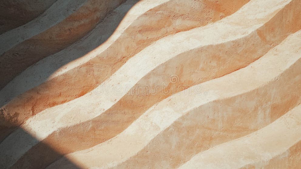 Texture of Rammed Earth Clay Wall with Distinct Layers for ...