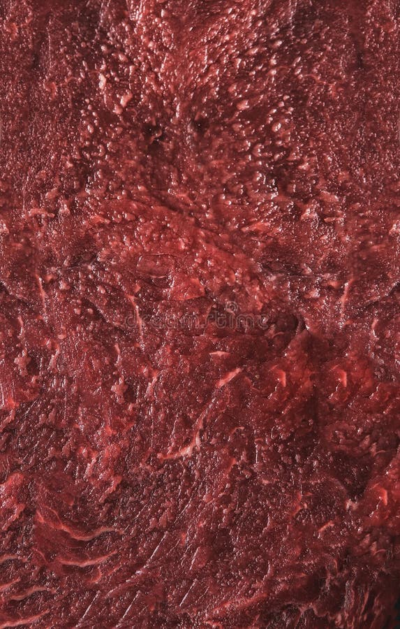 Texture of Raw Beef Meat. Close Up. Butcher Background. Top View Stock ...