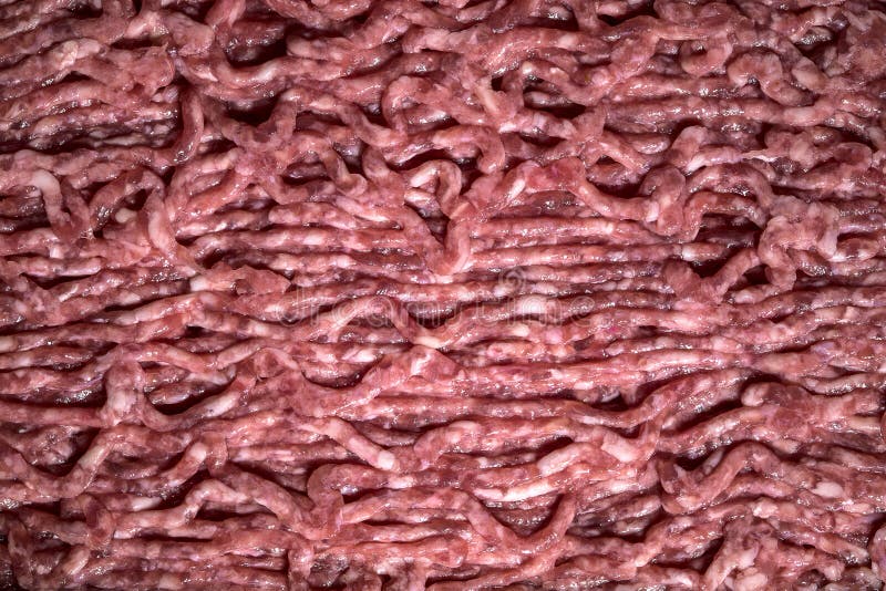 Texture of Raw Minced Meat. Pattern of Minced Meat Stock Image - Image ...