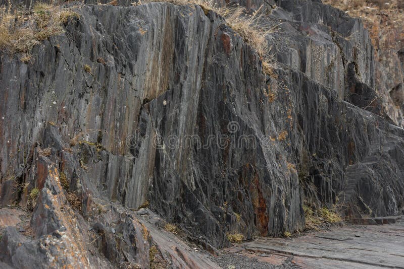 The Texture of the Raw Stone Rock Section. Stock Image - Image of stone ...