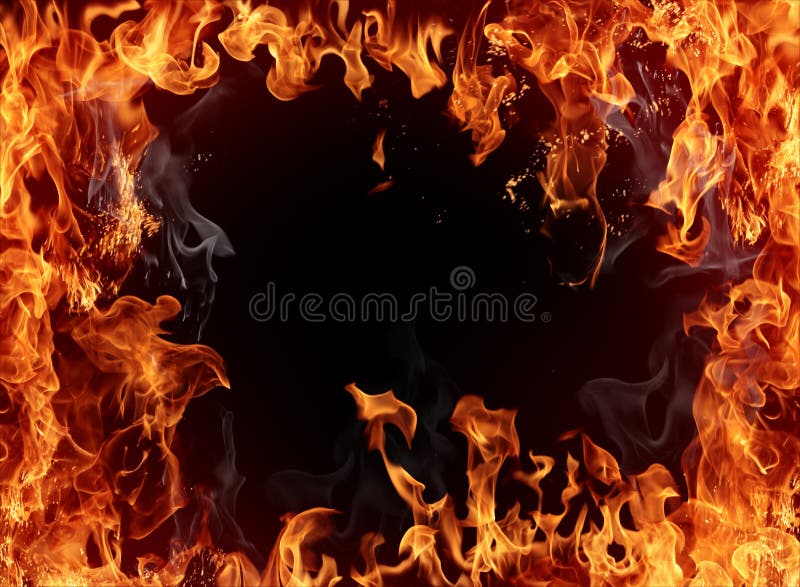 Real hot fire stock image. Image of energy, element - 255450291