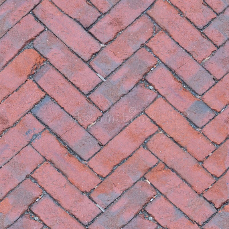 Texture Red Brick Pavement. High Resolution Stock Image - Image of ...
