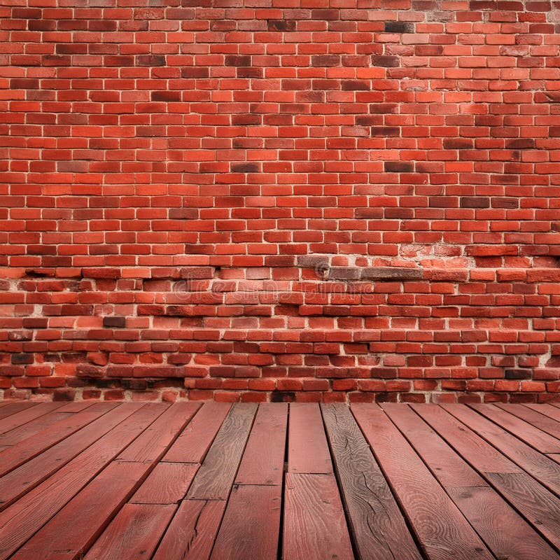 Texture of a Red Brick Wall with Bricks Stock Illustration ...