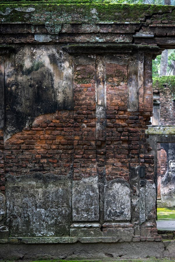 The Texture of a Red Brick Wall of an Old King S Palace Stock Photo ...