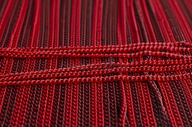Background of red chains stock photo. Image of pattern - 206750610